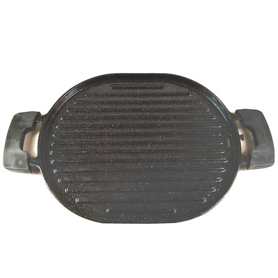 NuWave Grill Pan Precision Induction Cast Iron Double Handle Black ...