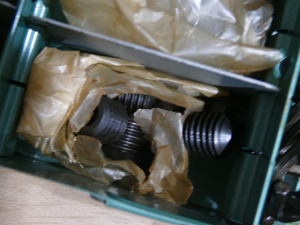 Vintage Allen No.602 Hex-Socket Set Screws and Key Assortment Tin ...