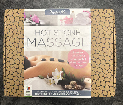 Hot Stone Massage Kit Gift Set with Volcanic Basalt Stones and ...