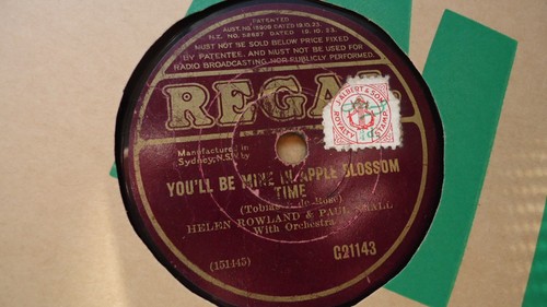 Frank Parker & Helen Roland + Paul Small 78 Record Grade V+ "Happy ...