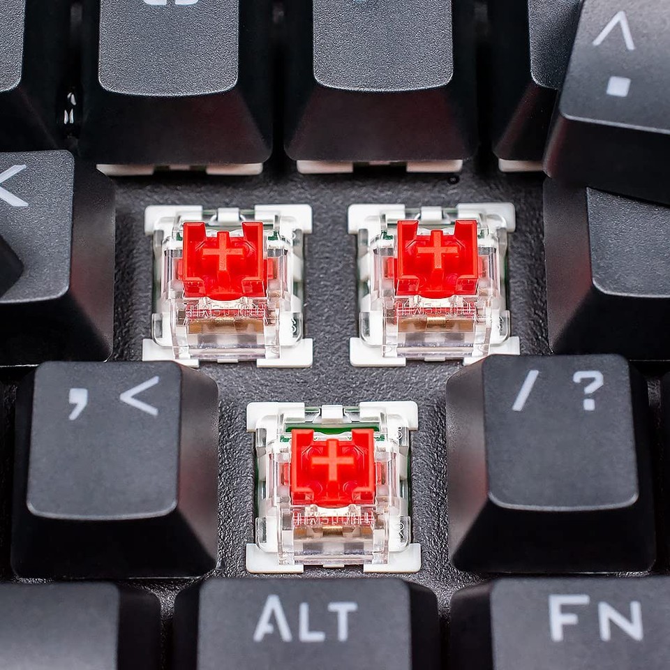 Outemu Red Switches 30-Pack 3-Pin Linear Dustproof RGB Key Switches ...