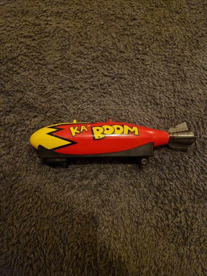 KA-BOOM Rocket Launcher Toy Red Yellow Missile Vehicle | eBay UK