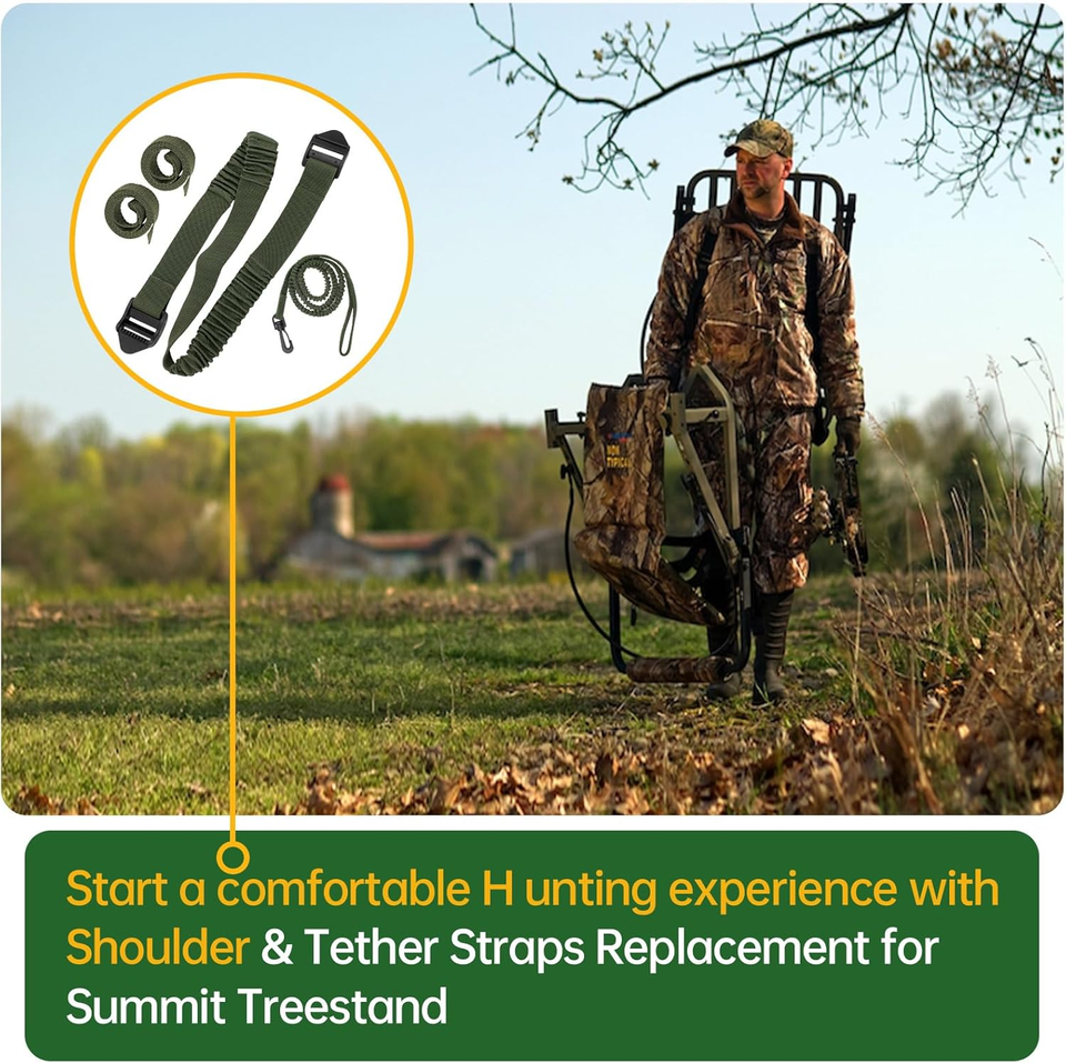 Tree Stands Shoulder & Tether Straps for Summit Climber, Climbing Stand ...