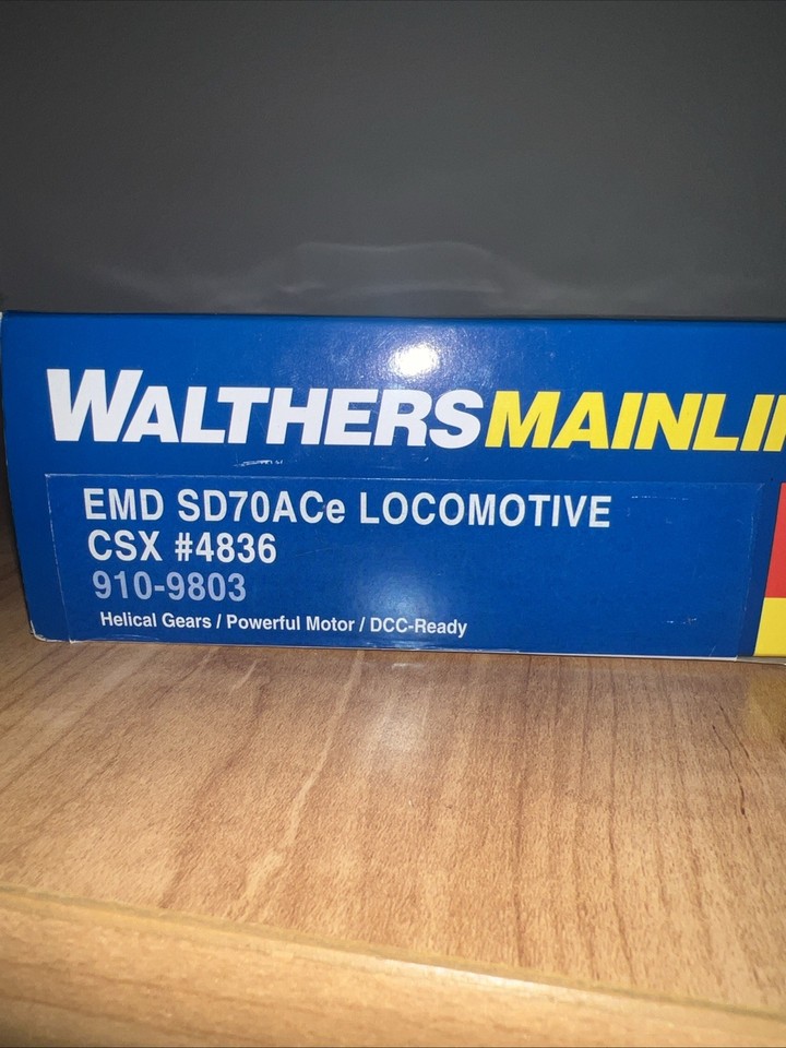 Walthers Mainline CSX EMD SD70ACe HO scale DCC READY Locomotive #4836 READ | eBay