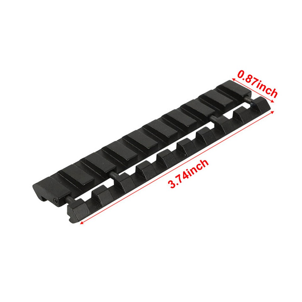 Tactical 11mm to 20mm Picatinny Weaver Scope Dovetail Rail Adapter ...