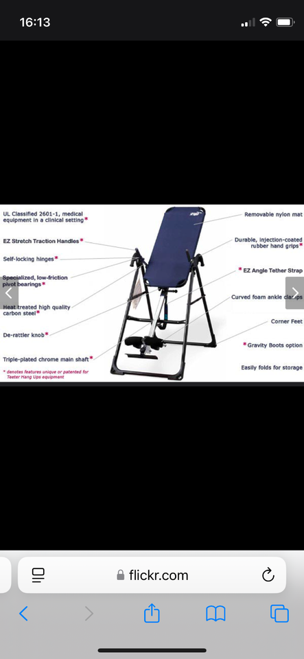 Teeter hang ups F7000 inversion table used | eBay