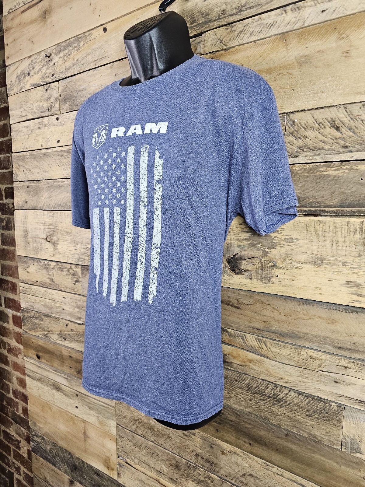 Dodge Ram Blue Large American Flag Chest 42" Length 2… - Gem