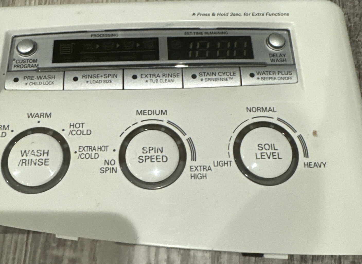 AGL32761601 LG WASHER CONTROL PANEL WITH USER INTERFACE BOARD #ST2 | eBay