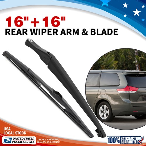 For 2011-2021 Toyota Sienna Rear Window Windshield Wiper Arm&Blade Set ...