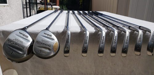 Wilson ProStaff OS Driver, 3w, 3-P Iron Set~Regular Flex~Upgraded ...