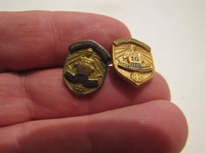 LOT OF 2 NATIONAL SAFETY COUNCIL 10 YEAR SAFE DRIVER PIN | eBay
