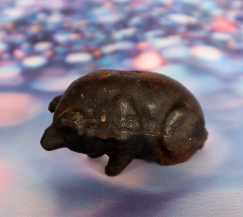 Antique 3 Inch Cast Iron Pig Figure Statue Paperweight Collectible ...