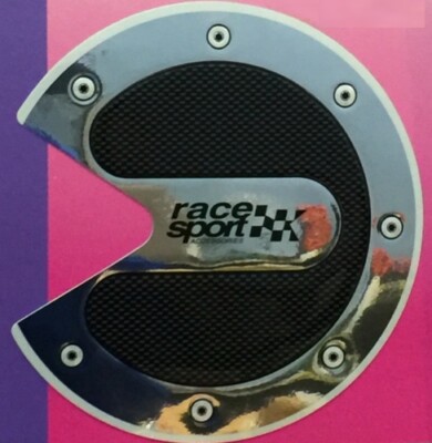 STICKER TRAPPE ESSENCE CHROME CARBONE Ø162mm L | eBay