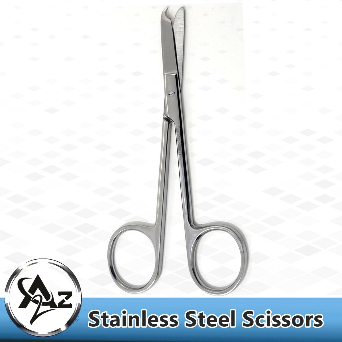 Instant Sutures Suture Stitch Scissors With Crescent Delicate Hook ...