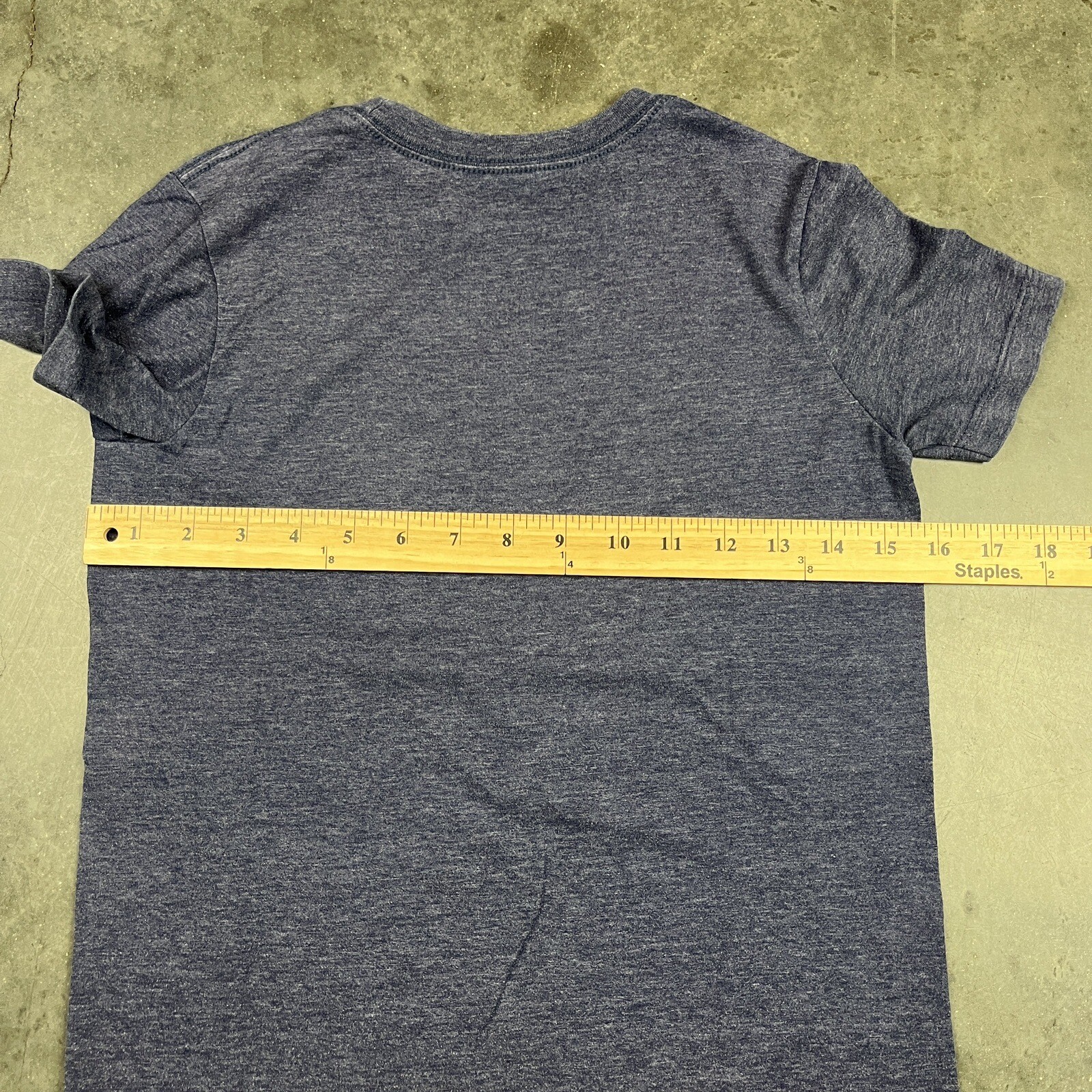 Angels Baby Tee Womens Small (Youth 8) Blue Baseball MLB Short Sleeve ...