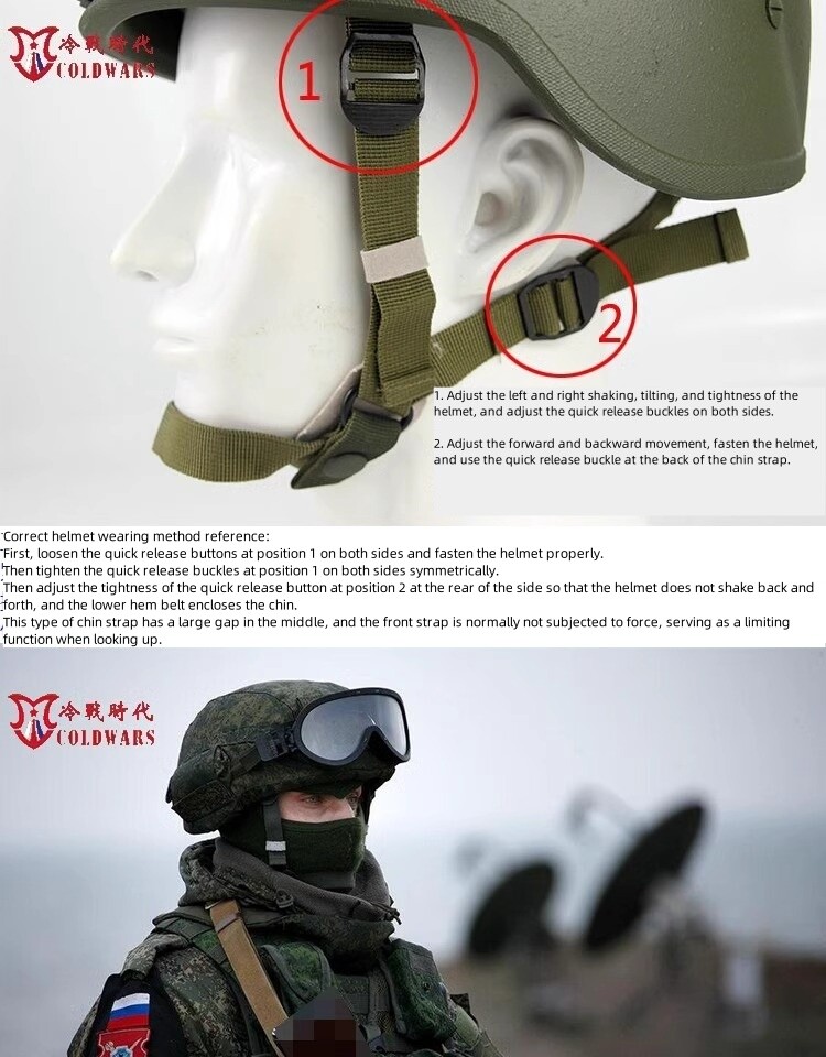 Replica Russian Special Forces Army 6B47 EMR Training Tactical Helmet ...