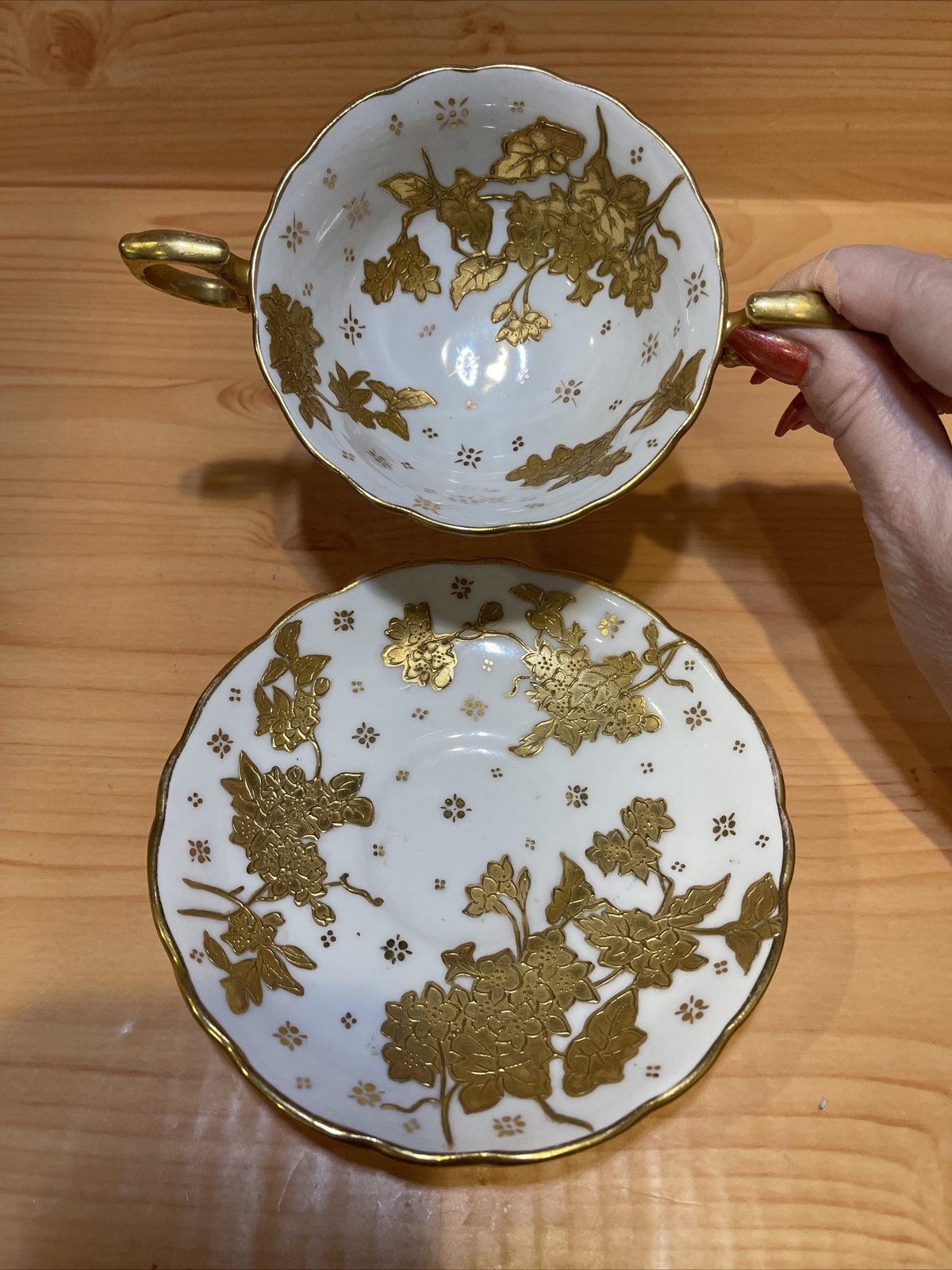 Ovington Brothers New York H & Co England Exquisite Gold,Soup Cup And ...