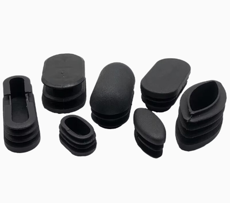 Oval Plastic Pipe Tube Insert Plugs End Caps / Rubber Chair Leg Caps ...