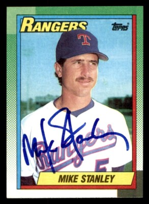 1990 Topps Baseball #92 Mike Stanley Signed Autograph (no COA) *d2 | eBay