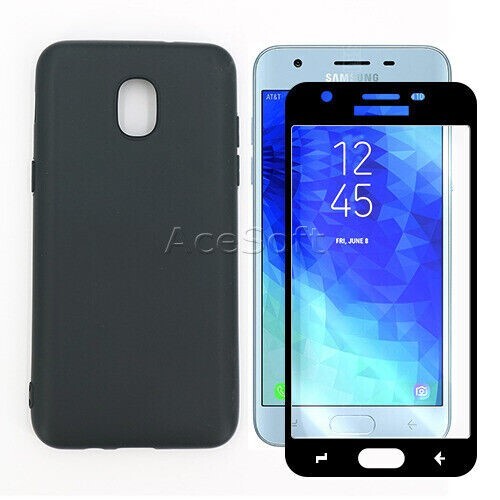 Premium Tempered Glass Screen Protector Case for Samsung Galaxy J3 2018 ...