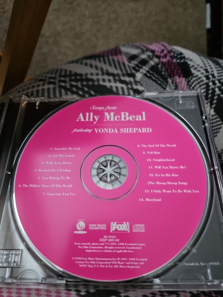 Songs from Ally McBeal featuring Vonda Shepard (CD, 1998) | eBay