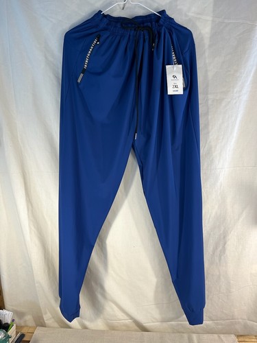 Stretch Active Womens 2xl Blue Polyester/Spandex Activity Pants Short ...