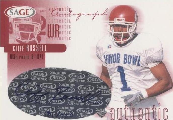 2002 Sage - Autographs Cliff Russell #A35 Red /720 (AU, RC) for sale ...