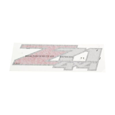 OEM Right or Left Z71 4X4 Bedside Decal Sticker 07-13 Silverado Sierra ...