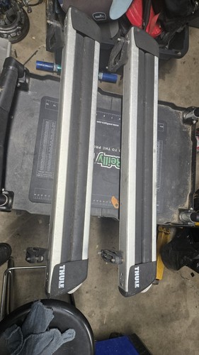 Thule 725 6 Ski Snowboard Carrier Roof Rack Pair Unlocked No Keys | eBay