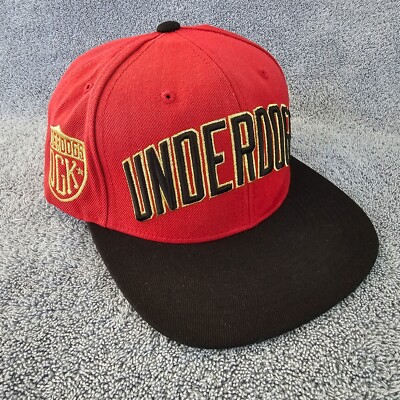 DGK UNDERDOGS Hat Snapback Baseball Cap OSFM Red Black Trucker Hat | eBay
