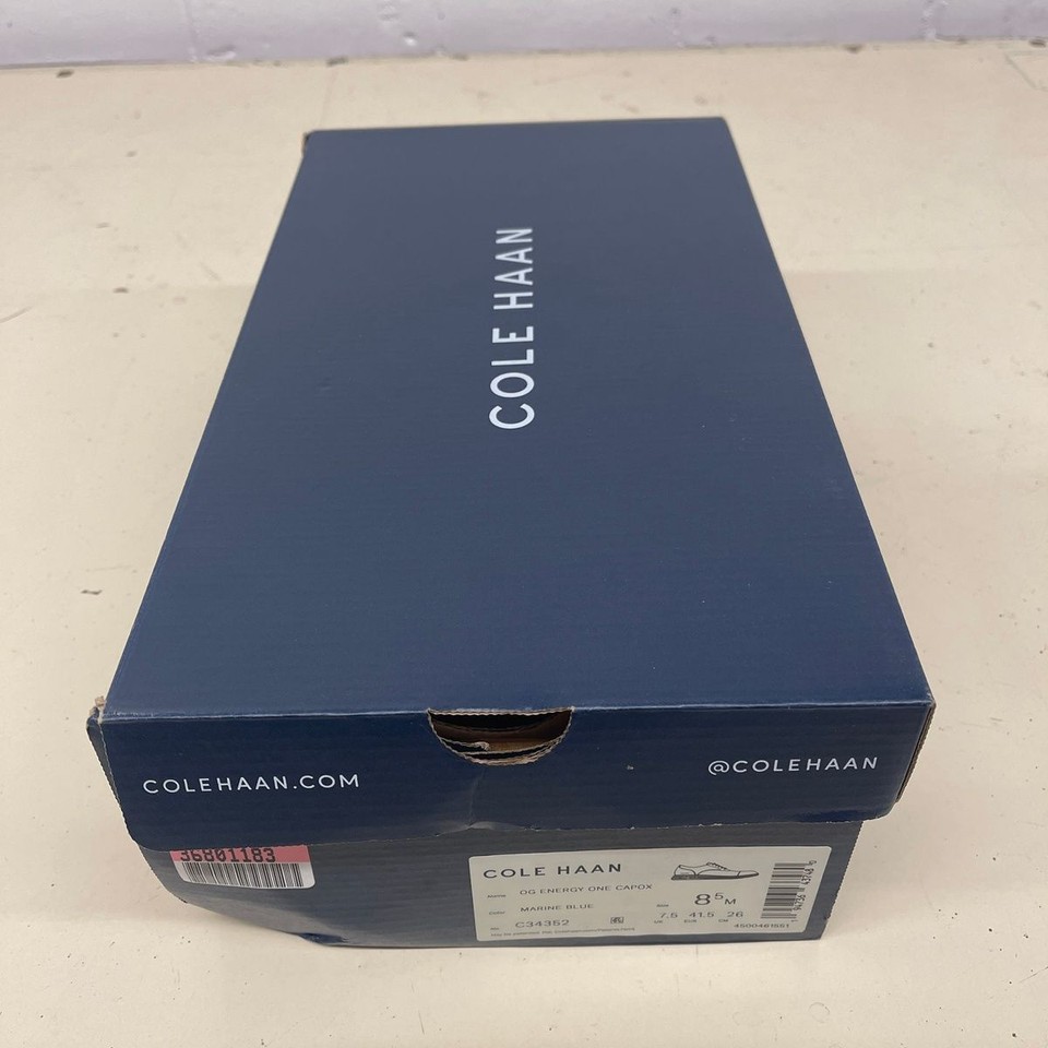 COLE HAAN Original Energy One Capox Leather Shoes Men's Size 8.5 Marin ...