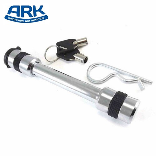 ARK Tow Hitch Pin Lock tow bar lock trailer security 2 Keys plus R clip ...
