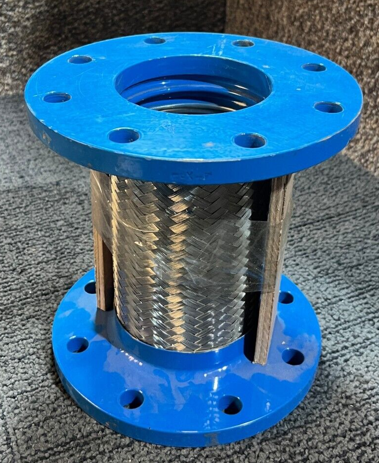 4.323" ID Flexible Pipe Flange 9" Length 7-7/8" Inside Length 8 Hole ...