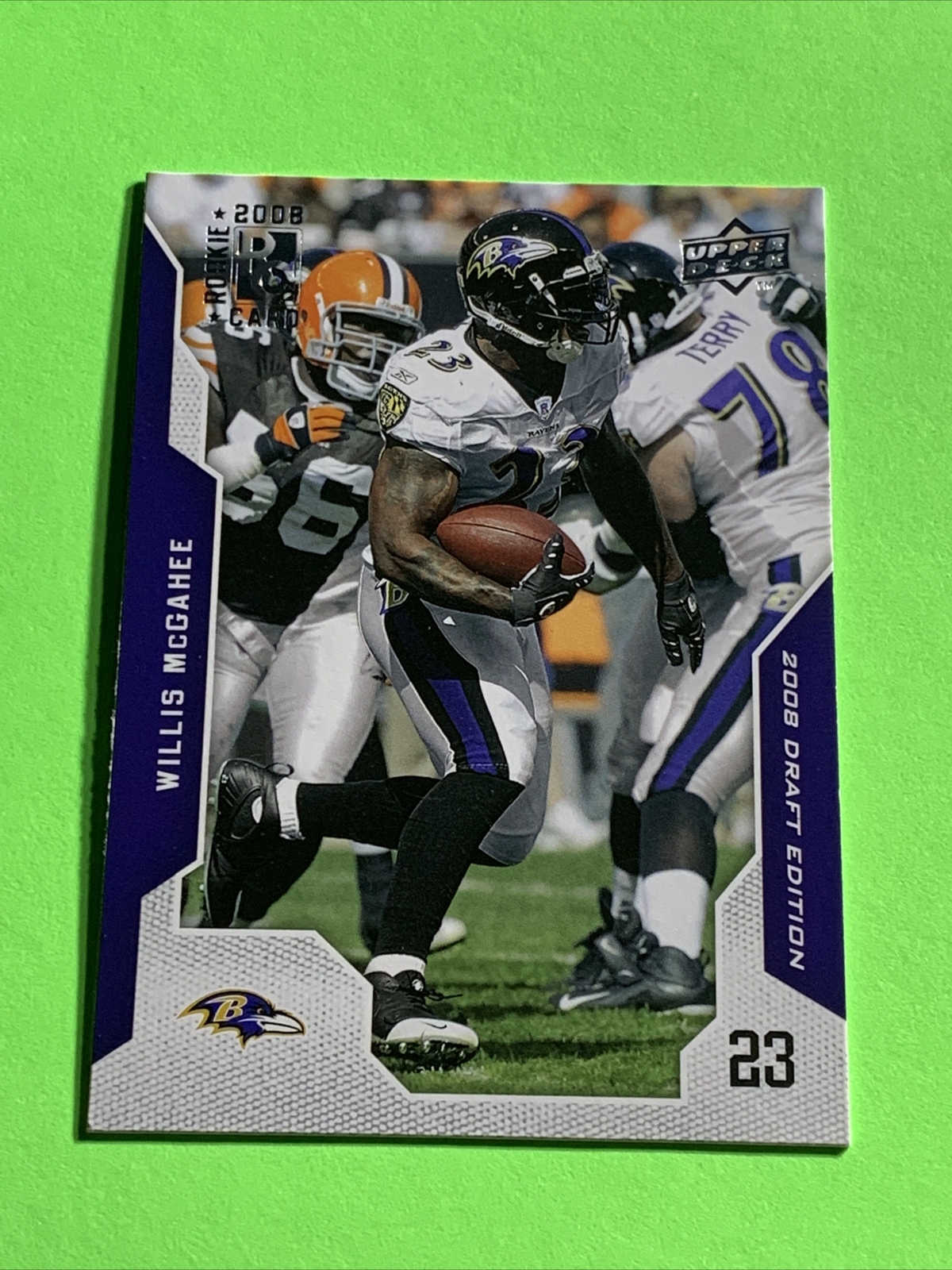 2008 Upper Deck Draft Edition Willis McGahee Rookie #108 Baltimore ...