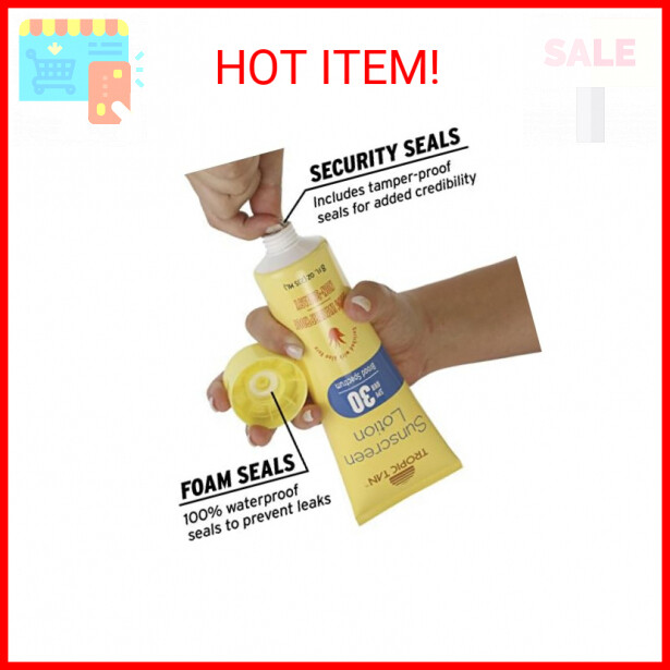 GoPong Sunscreen Flask 2 Pack (16 oz Total) - Hidden Alcohol Travel ...