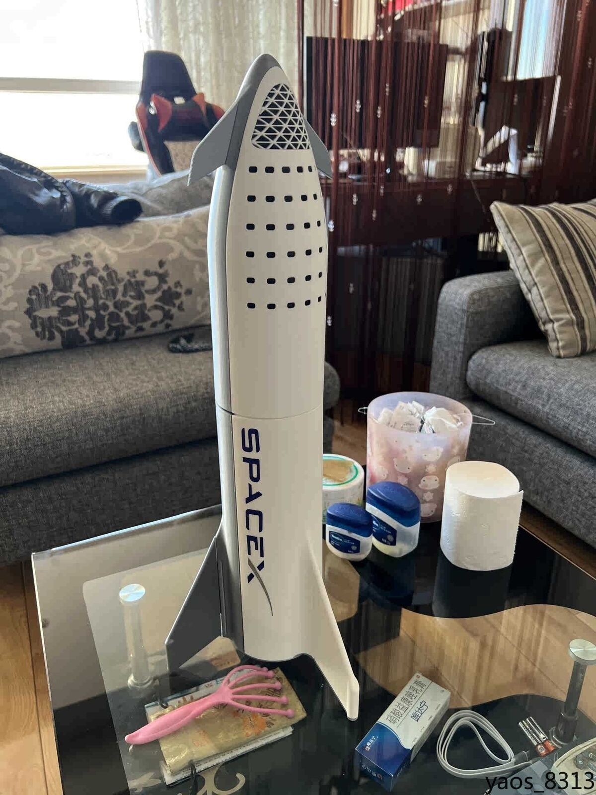 1/144 NASA Space Ship Rocket Painted Model 3D Print Big Size H:53cm ...