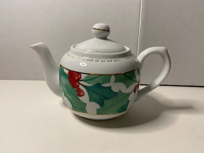 Day Spring Ceramic Tea Pot Religious Romans 15:13 Siloam Springs AR | eBay