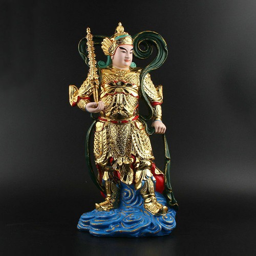 26cm Resin WeiTuo Bodhisattva Buddha Statue Fengshui Buddhism Blessing ...