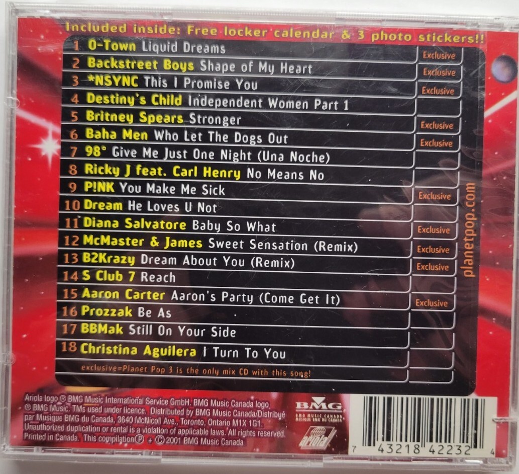 Planet Pop, Vol. 3 by Various Artists (CD, Jun-2001, Magad) for sale ...