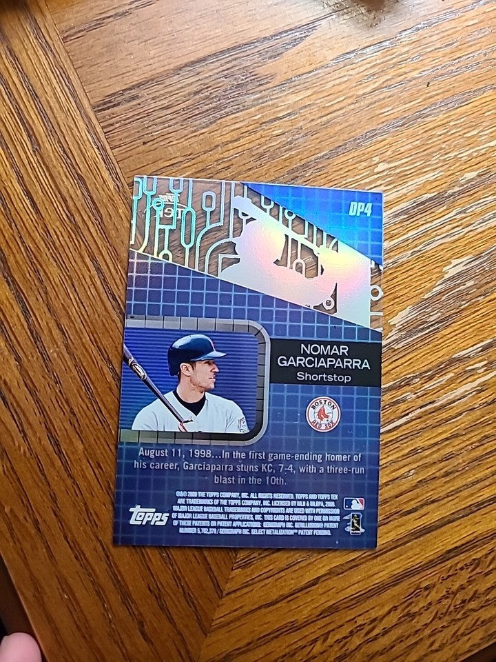 2000 TOPPS TEK DRAMA TEK PERFORMERS # DP4 NOMAR GARCIAPARRA , BOSTON RED SOX | eBay