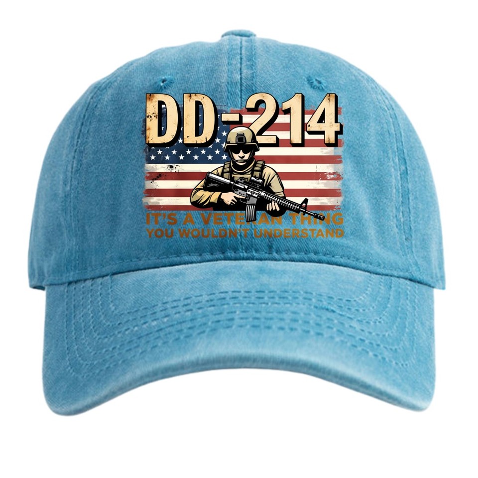 Veteran DD-214 Exclusive Patriotic Graphic Baseball Cap Unisex Vintage ...