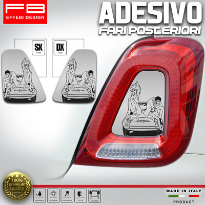 Stickers Fiat 500 Abarth 595 695 Racing Headlights Carbon Look | eBay