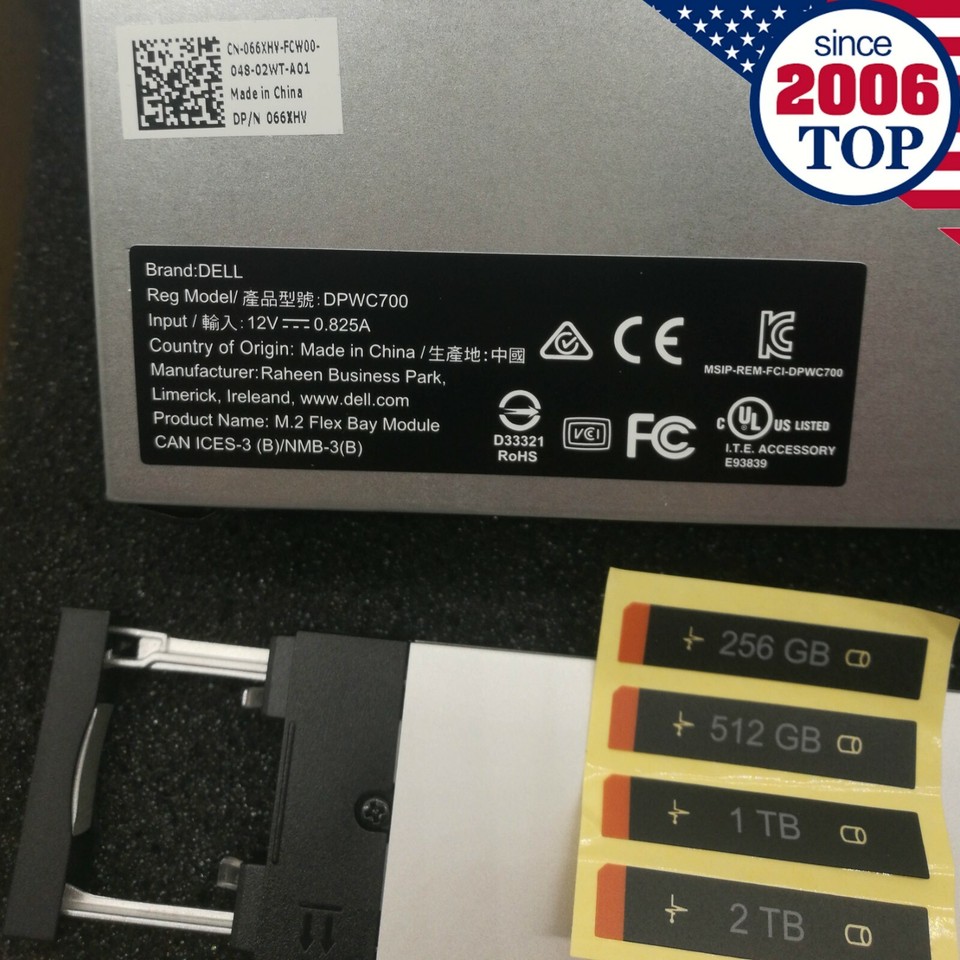 New Dell Precision T5820 T7820 T7920 M.2 SAS Flex Bay Module 66XHV w ...