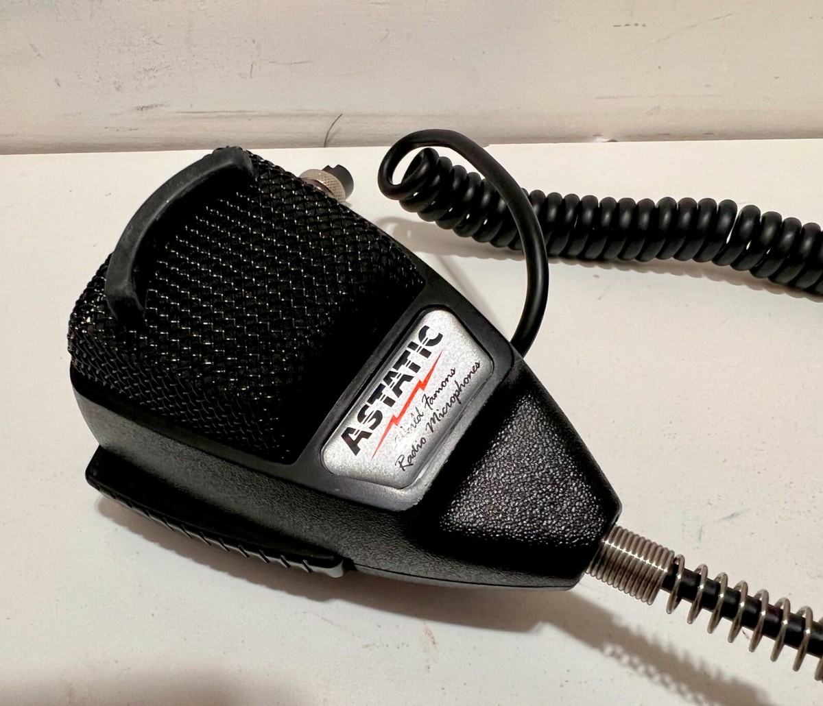 Astatic Cb Microphone 4 Pin Astatic 30210002 Rubberized 4 Pin 636L ...