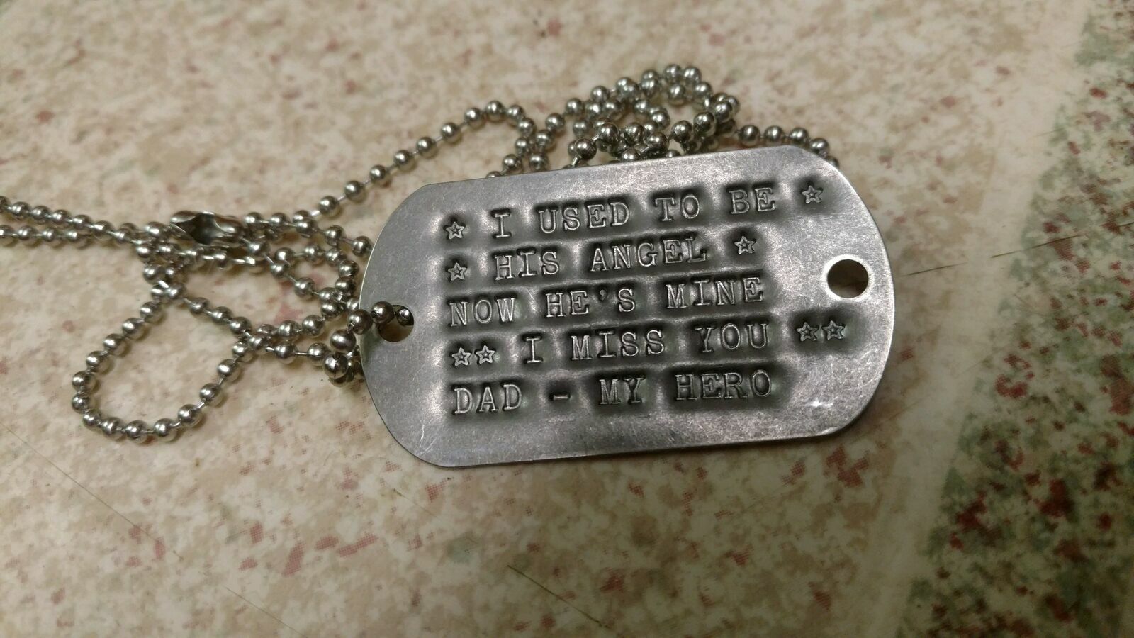 DOG TAGS VINTAGE VIETNAM ERA 1966, 2 HOLED, US MIL ISSUE, DEBOSSED ON ...