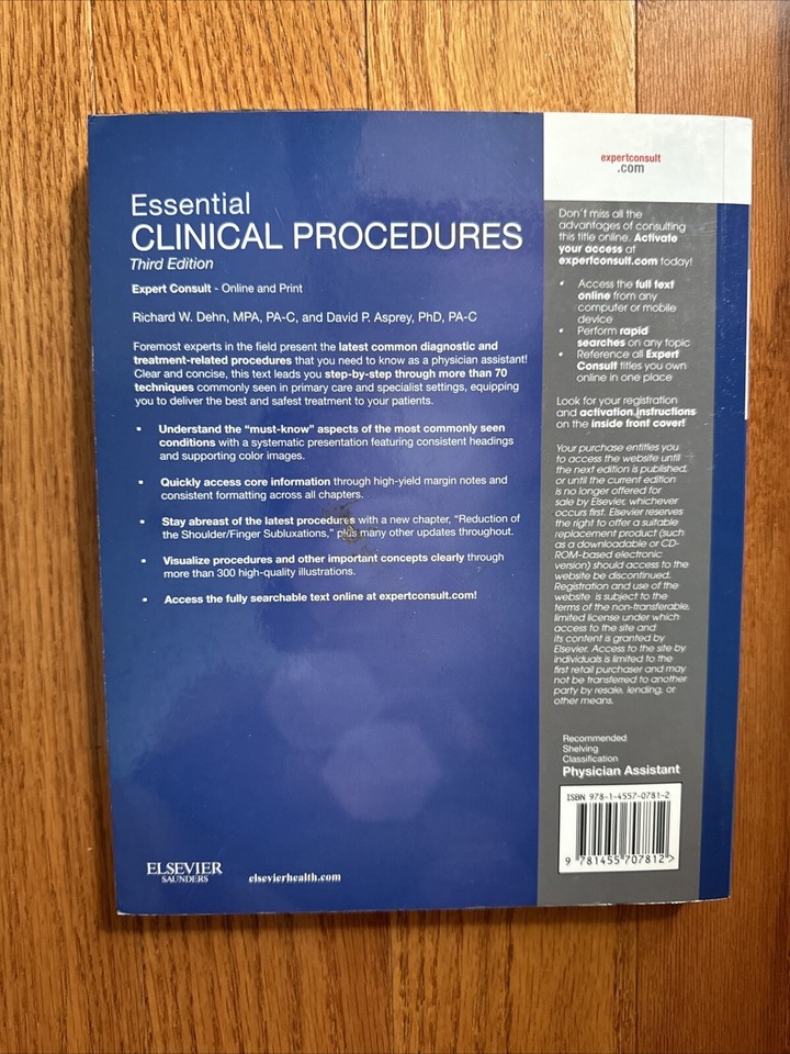Essential Clinical Procedures : Expert Consult - Online and Print by ...