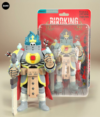 MIGHTY JAXX BIRDKING BY CROM Collectibles Character Figure 25cm New In ...