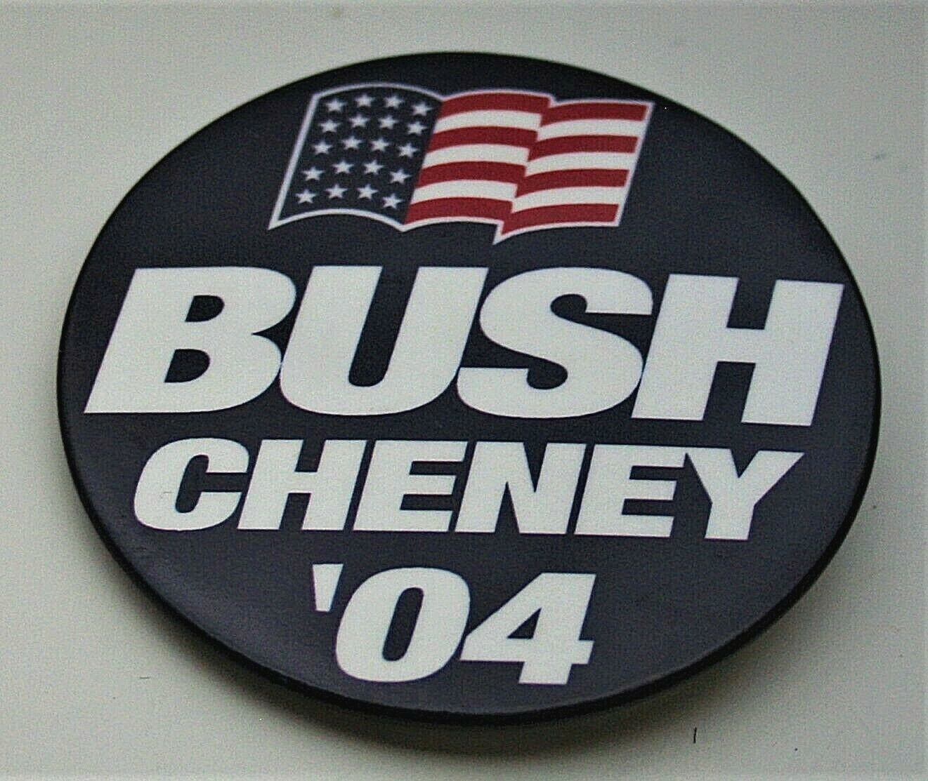 George Bush Cheney 2004 Flag Presidential Campaign Political Pin Button ...
