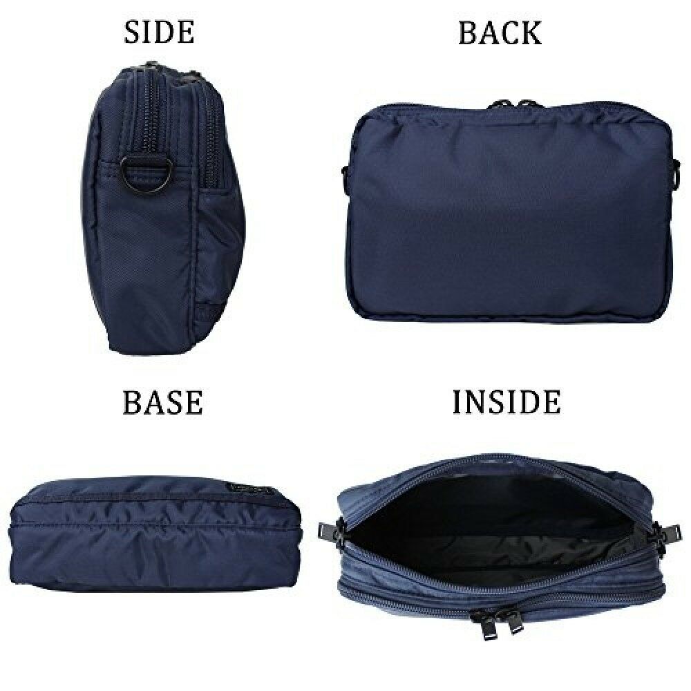 Yoshida Porter Flash shoulder bag navy PORTER BAG 689-05940 Japan slanted | eBay