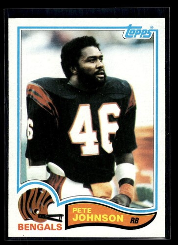 1982 Topps #47 Pete Johnson "Set Break" Mint Cincinnati Bengals | eBay